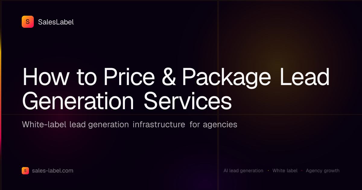 How to Price & Package Lead Generation Services | SalesLabel